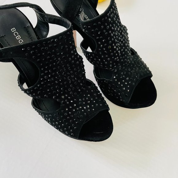 BCBG | Shoes | Women Shoes Bcbg Black Platforms 8 | Poshmark